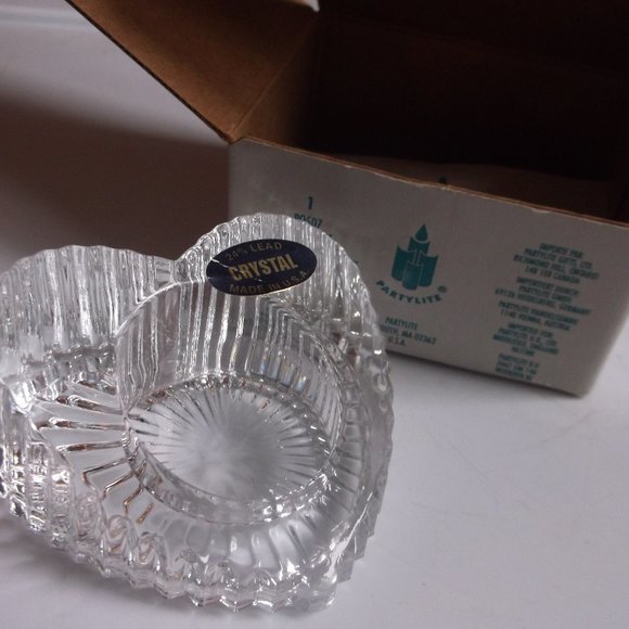 PartyLite | Accents | Vintage 24 Lead Crystal Candle Holder Party Lite ...